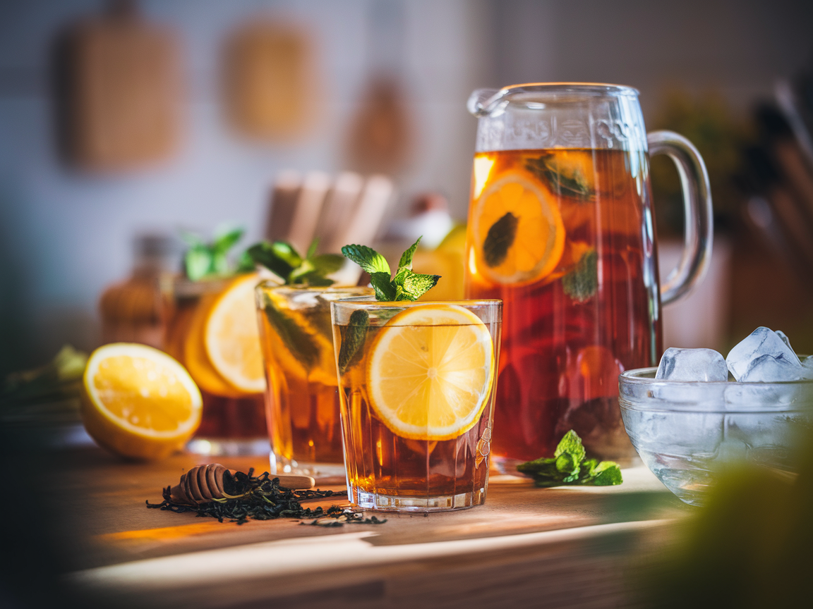 איך להכין תה קר בבית שלב אחר שלב | הסירים של גילה